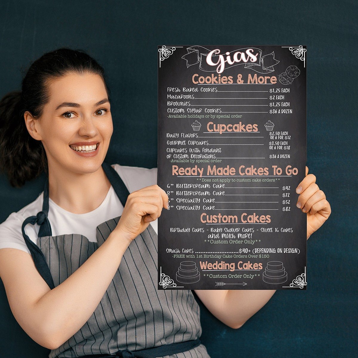 Chalkboard-Style Menus – Unique Touch for Your Cafe | UPL